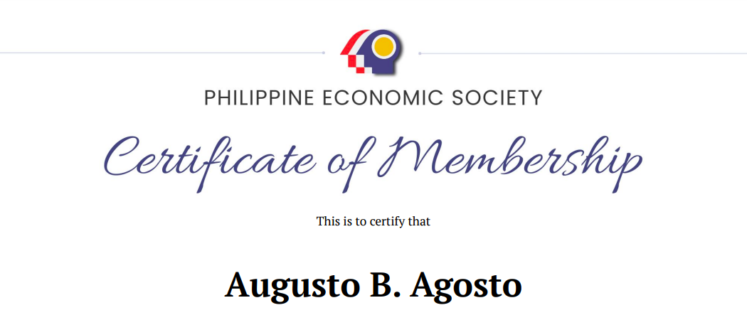 AB Agosto Renews Membership in the Prestigious Philippine Economic ...